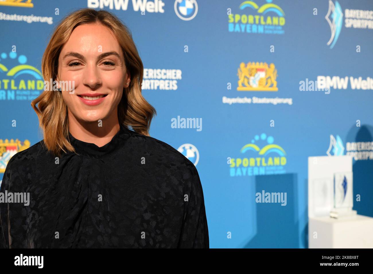 Munich, Germany. 22nd Oct, 2022. Alexandra Burghardt, German sprinter ...