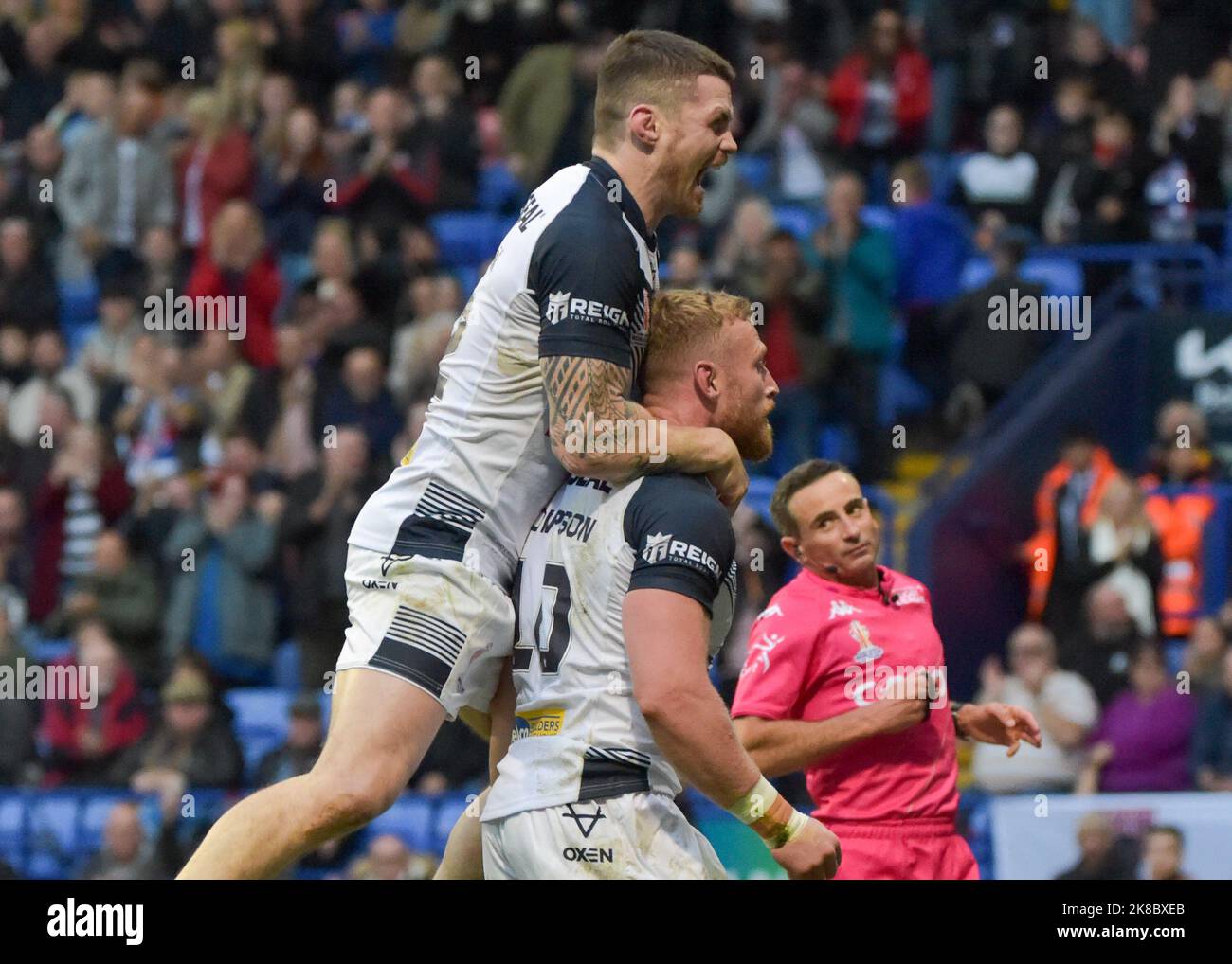 Bolton, , UK on October 22, 2022. England V France : Rugby League World ...