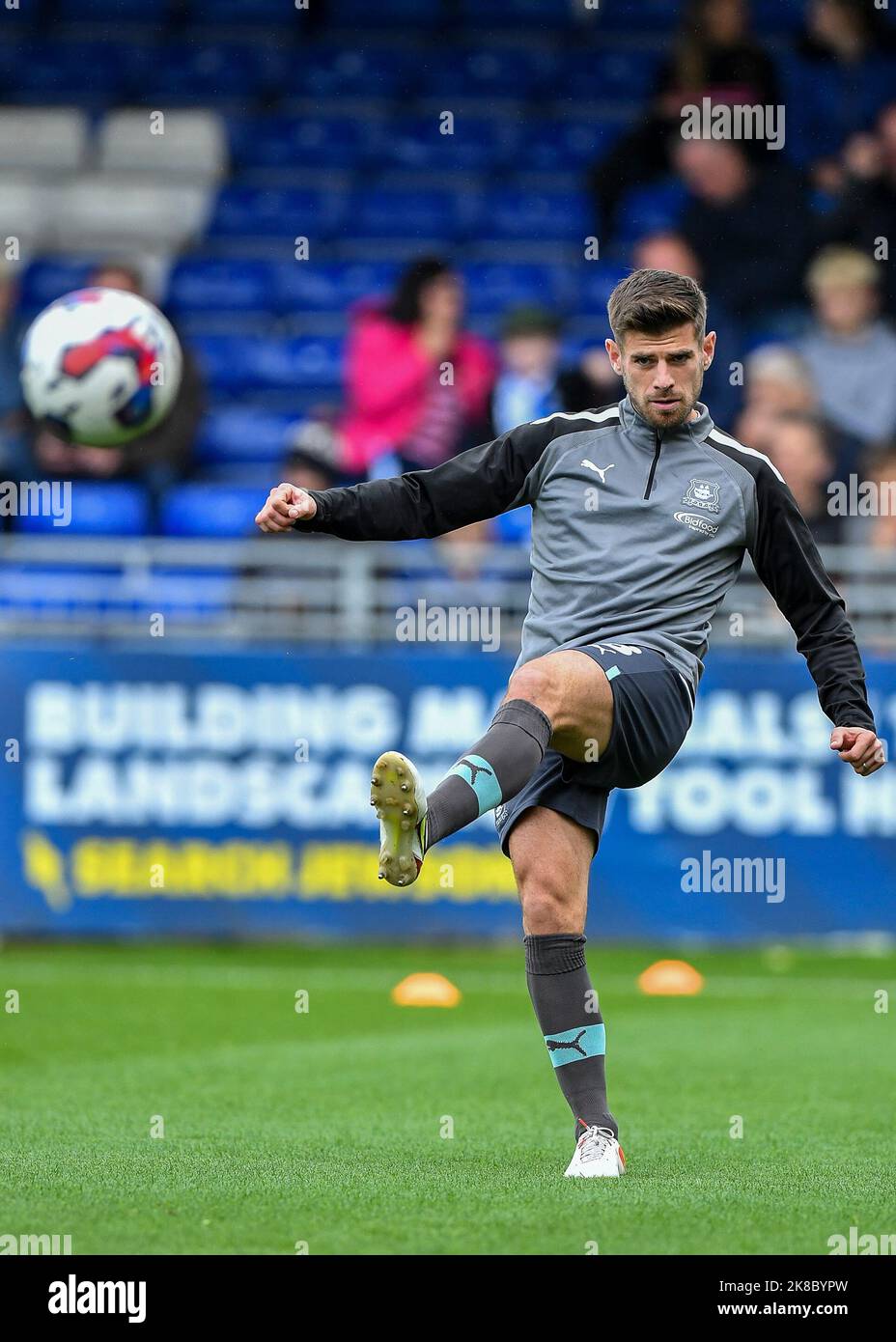 Bristol, UK. 22nd Oct, 2022. Plymouth Argyle midfielder Joe Edwards (8 ...
