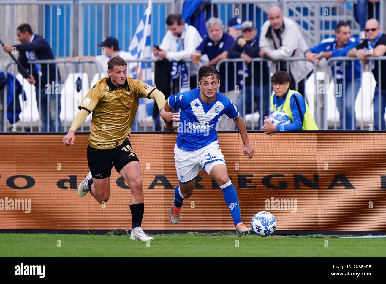 Brescia, Italy. 22nd Oct, 2022. Matthieu Huard (Brescia FC) during ...
