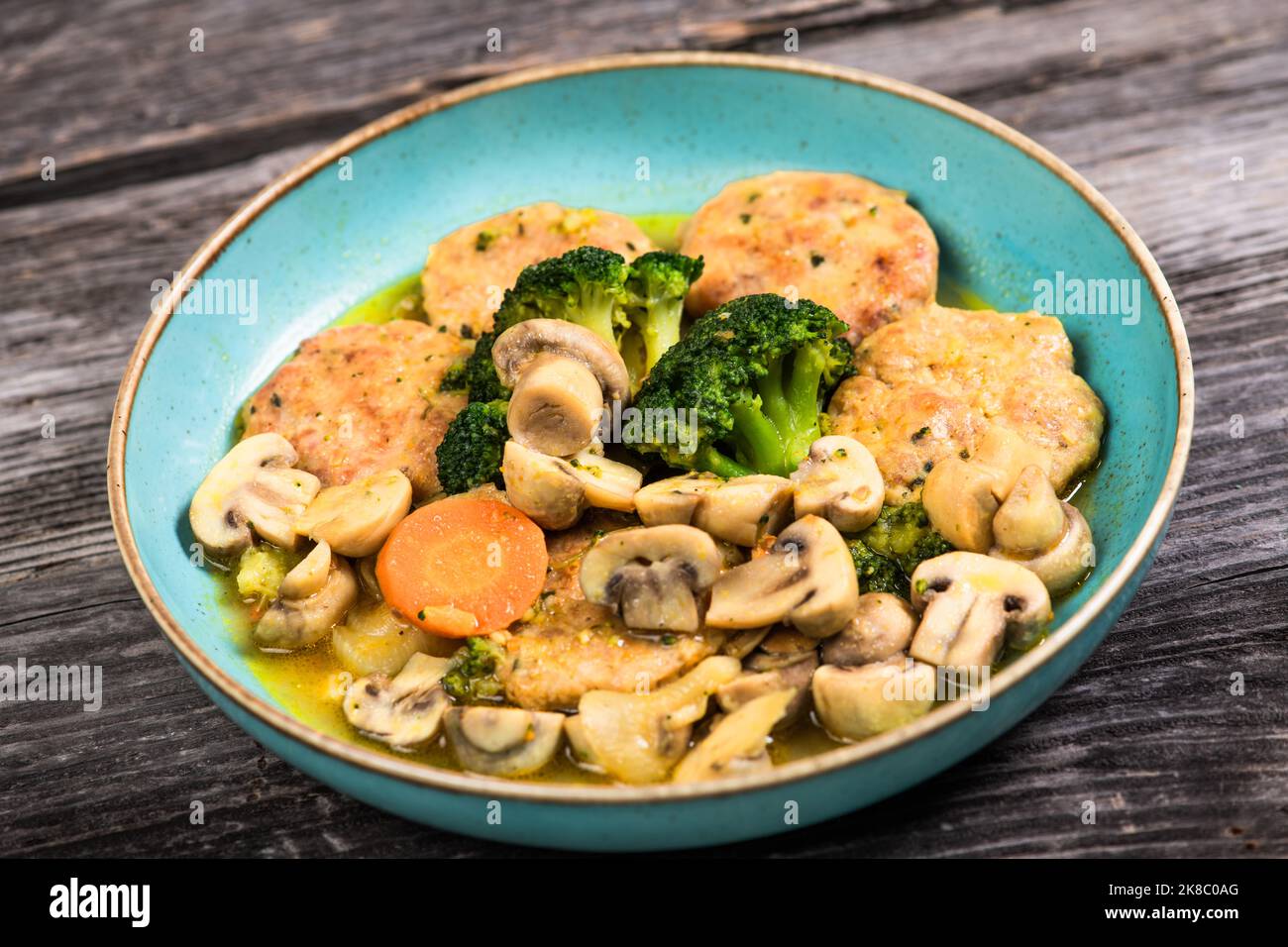 Eid Mubarak Traditional Ramadan Iftar dinner. Assorted tasty food in ...