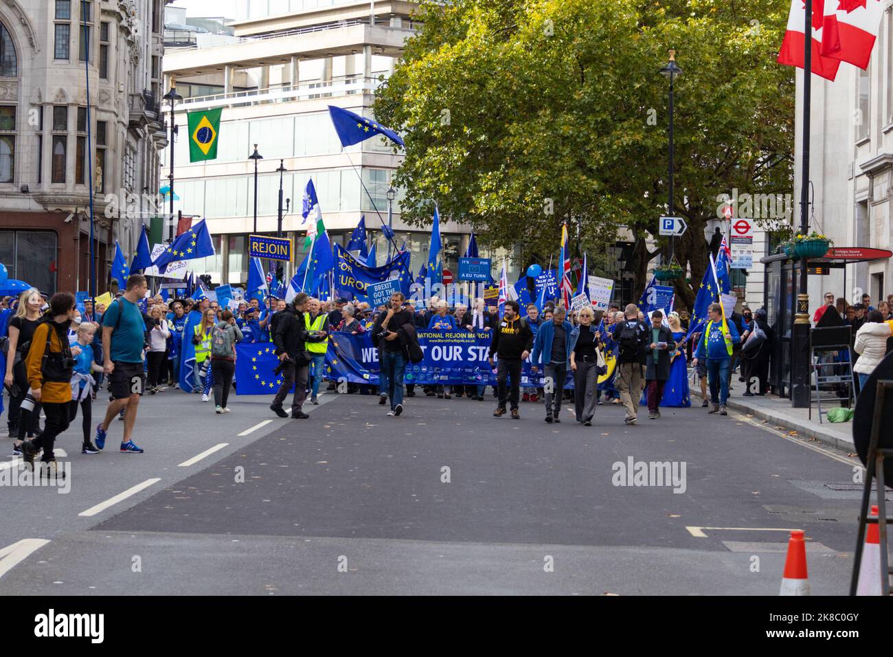 Rejoin the EU march, london, uk Stock Photo - Alamy
