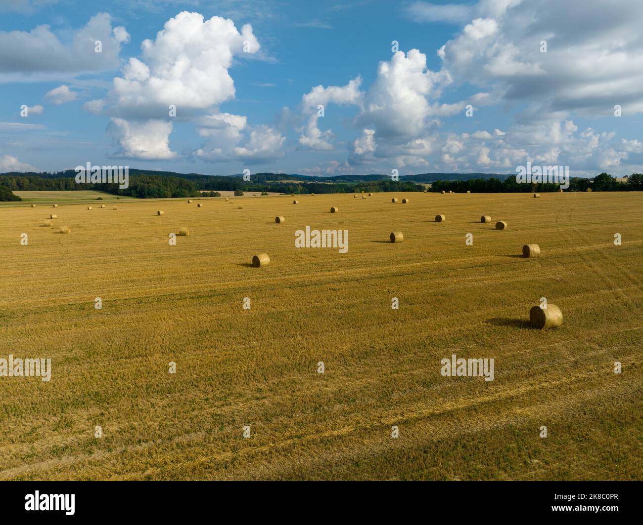 Aerial View of Moravian Landscape, Moravia, Czechia. Europe Stock Photo ...