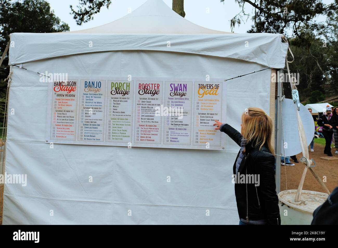 Hardly Strictly Bluegrass music festival concert line-up; Golden Gate ...