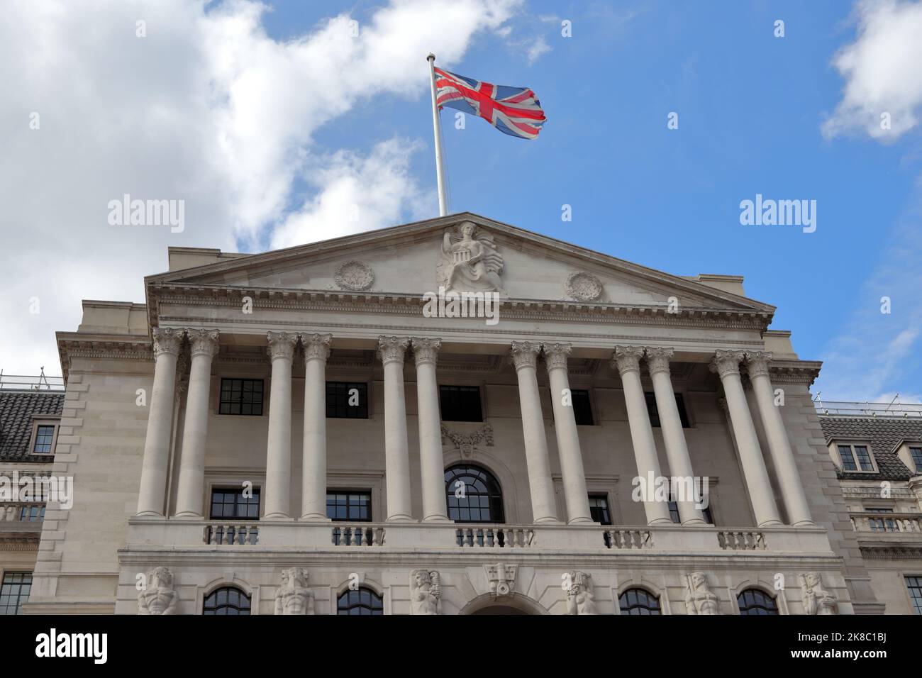 The Bank of England, the central bank of the United Kingdom Stock Photo ...