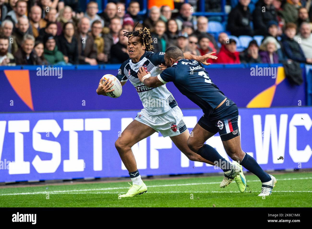 Bolton, England - 22nd October 2022 - Rugby League World Cup England vs ...