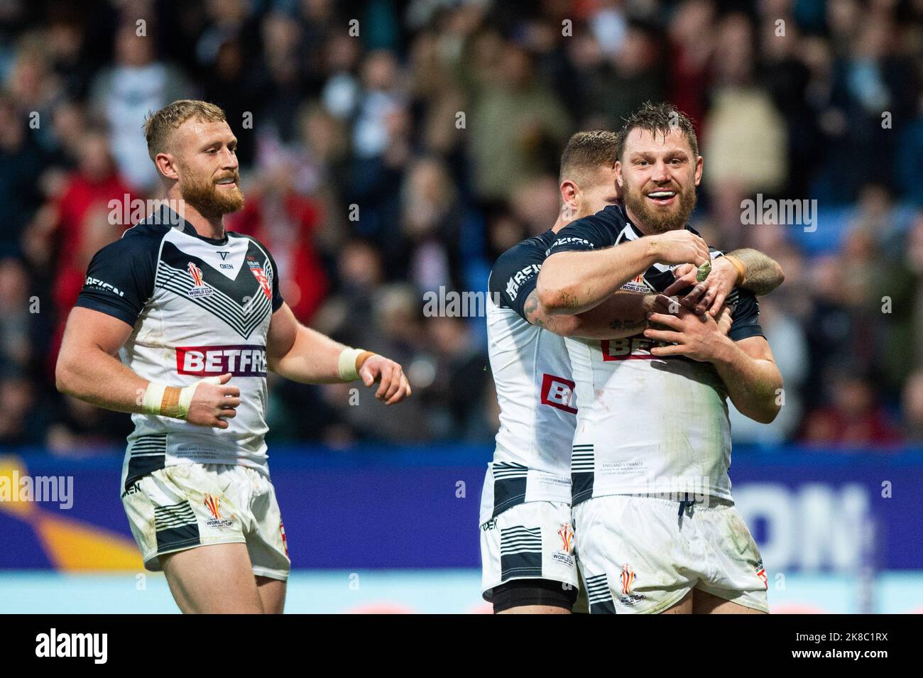 Bolton, England - 22nd October 2022 - Rugby League World Cup England vs ...