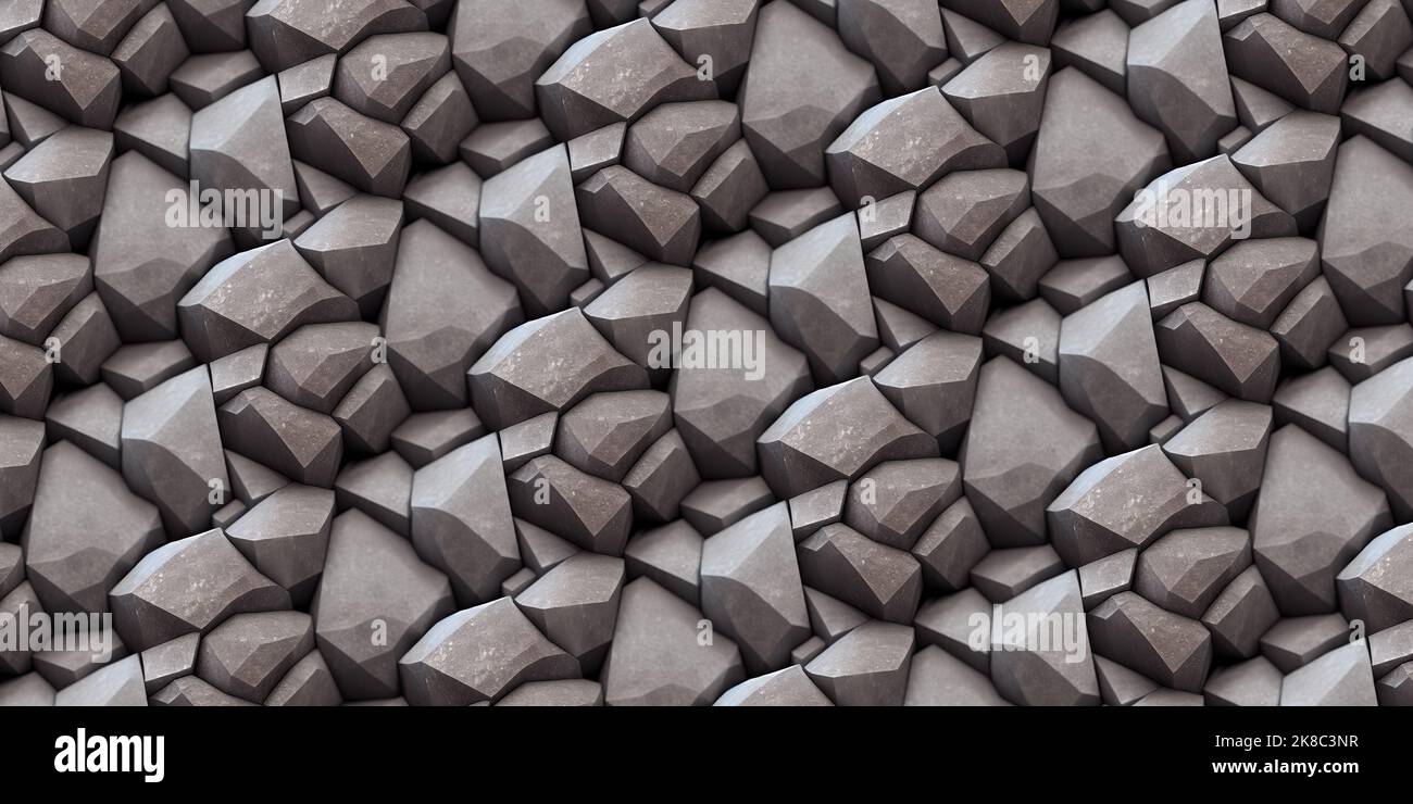 Dark gray background of angular stones Stock Photo - Alamy