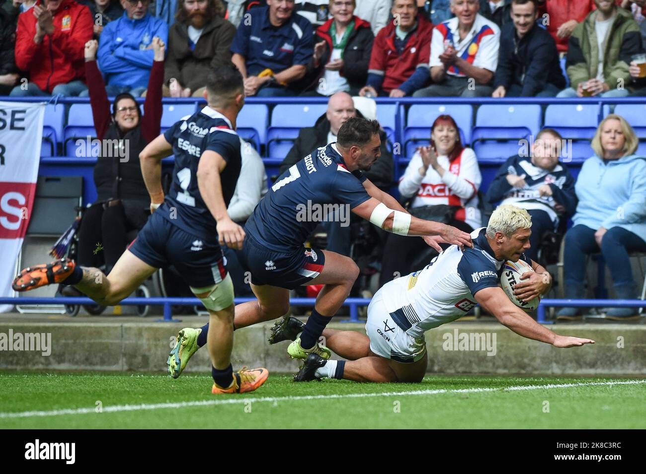 Bolton, England - 22nd October 2022 - Rugby League World Cup England vs ...