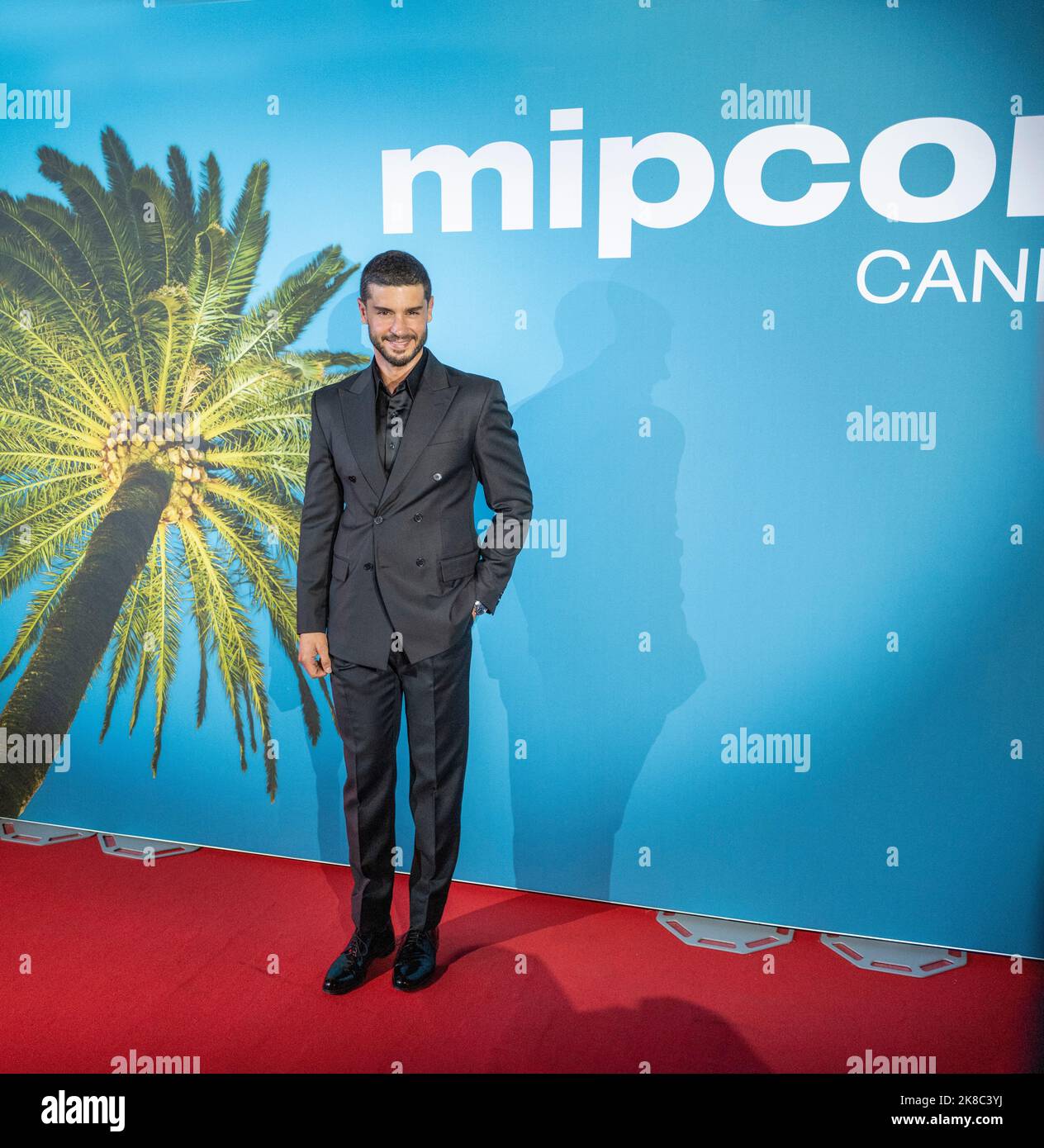 Cannes, France, October 17 2022, Berk Oktay, aTV (actor), at MIPCOM ...