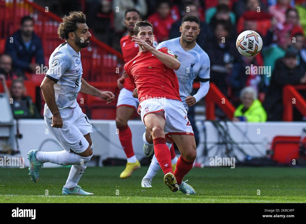 Nottingham, UK. 22nd Oct, 2022. Remo Freuler #23 of Nottingham Forest ...
