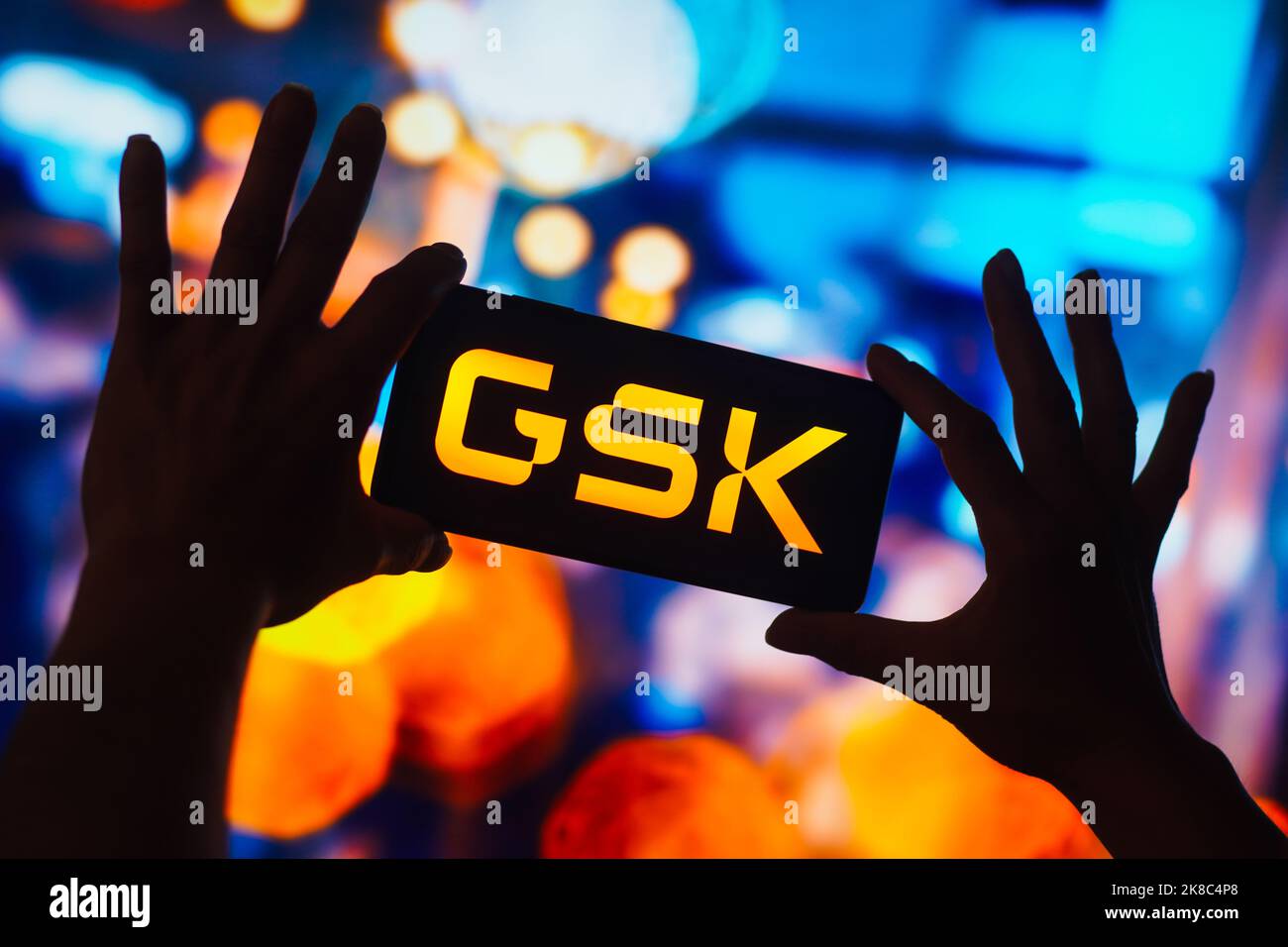 Gsk logo hi-res stock photography and images - Alamy
