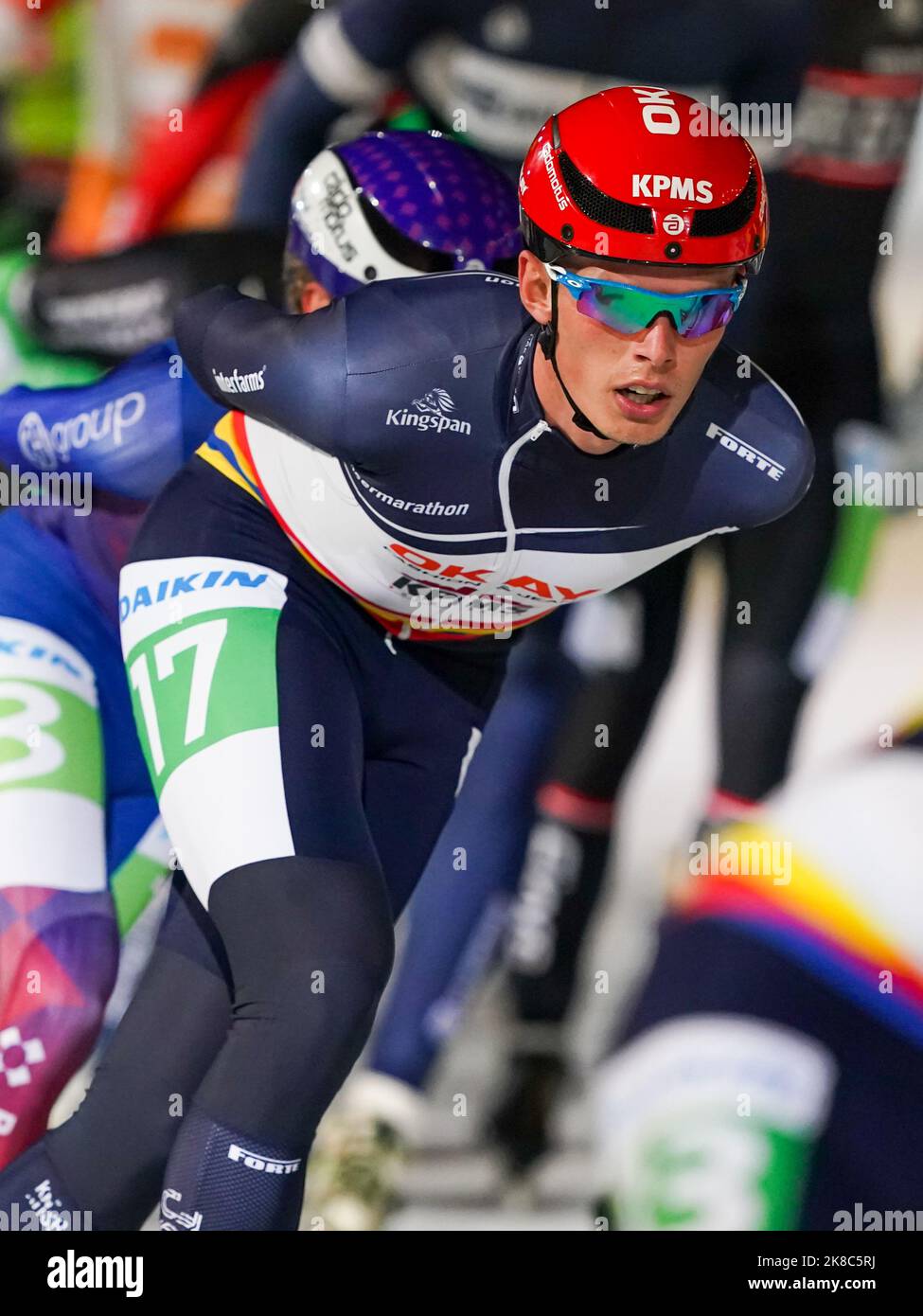 AMSTERDAM, NETHERLANDS - OCTOBER 22: Remon Vos of team Talentenploeg ...