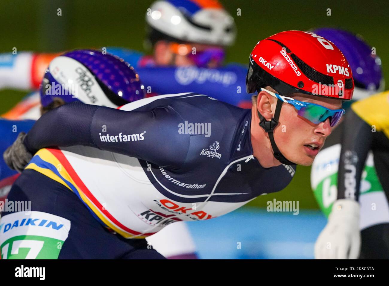 AMSTERDAM, NETHERLANDS - OCTOBER 22: Remon Vos of team Talentenploeg ...
