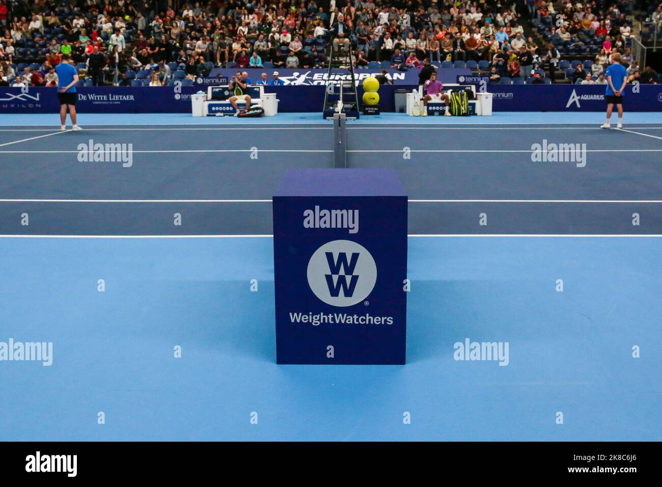 Illustration picture shows the WeightWatchers box during the European ...