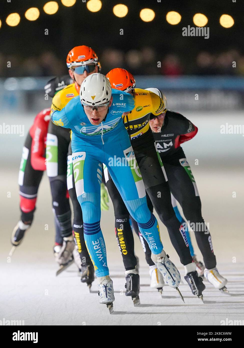 AMSTERDAM, NETHERLANDS - OCTOBER 22: Jordy Harink of team Royal A-ware ...