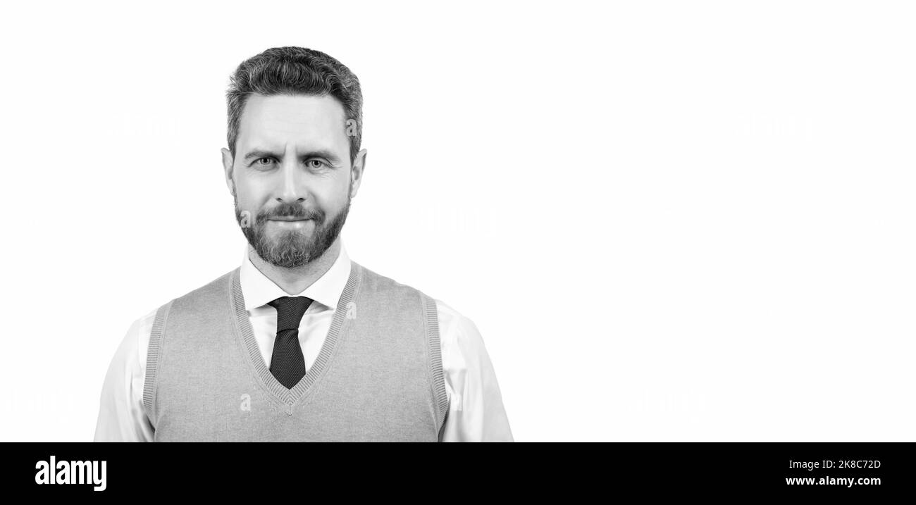 Graying moustache Black and White Stock Photos & Images - Alamy