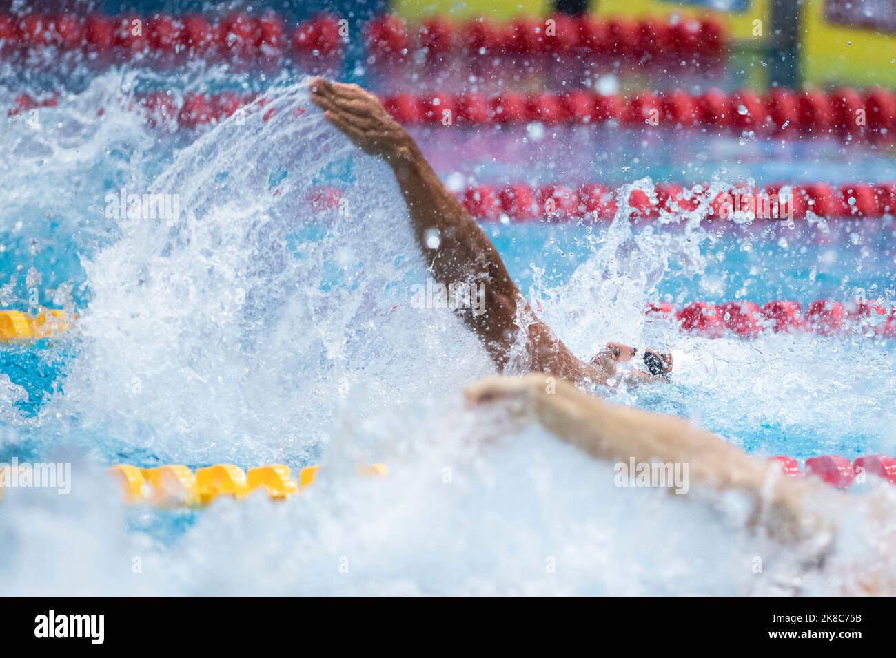 Berlin, Germany. 22nd Oct, 2022. Swimming: World Cup, Decisions, 50m ...