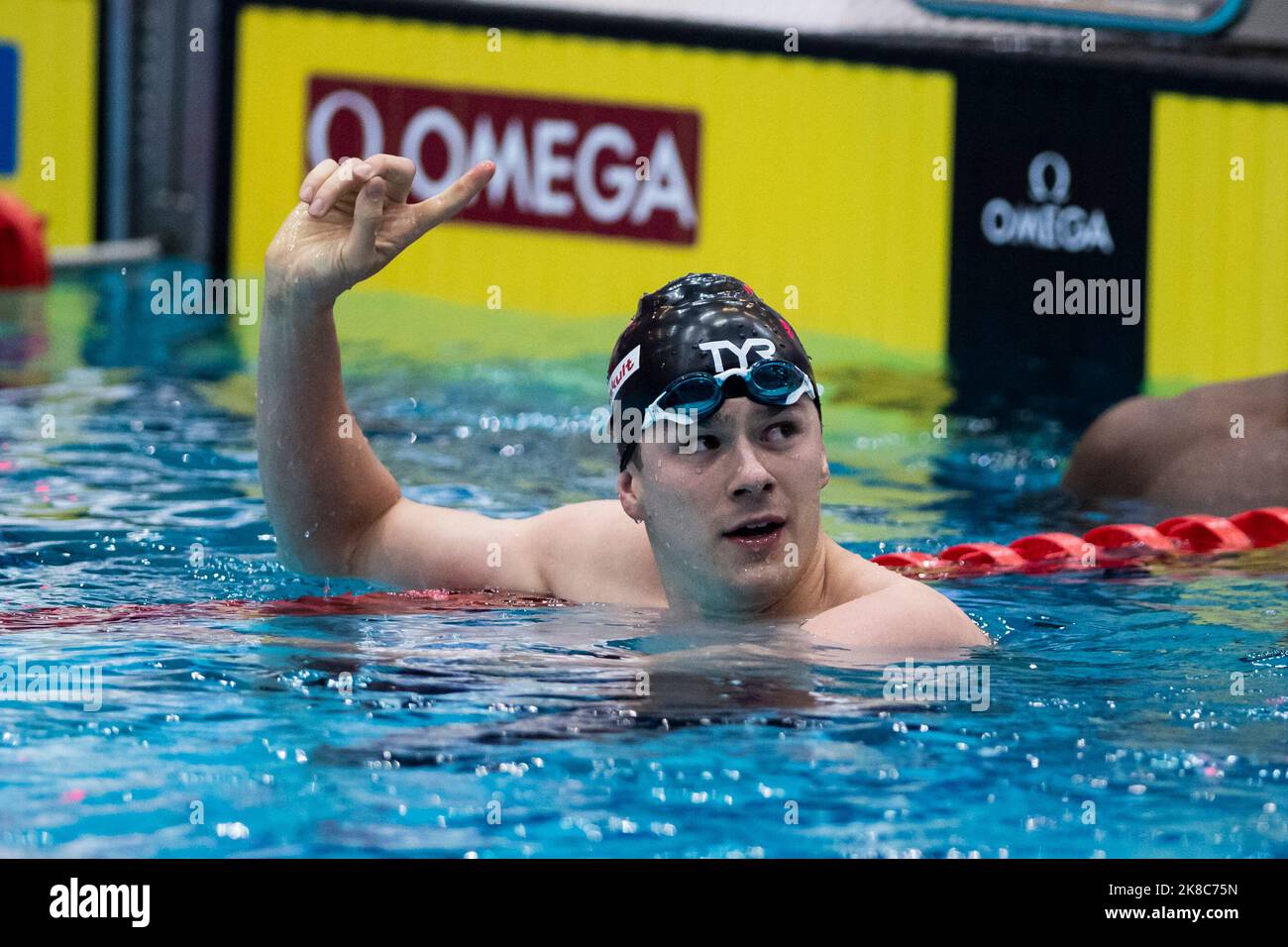 Berlin, Germany. 22nd Oct, 2022. Swimming: World Cup, Decisions, 50m ...