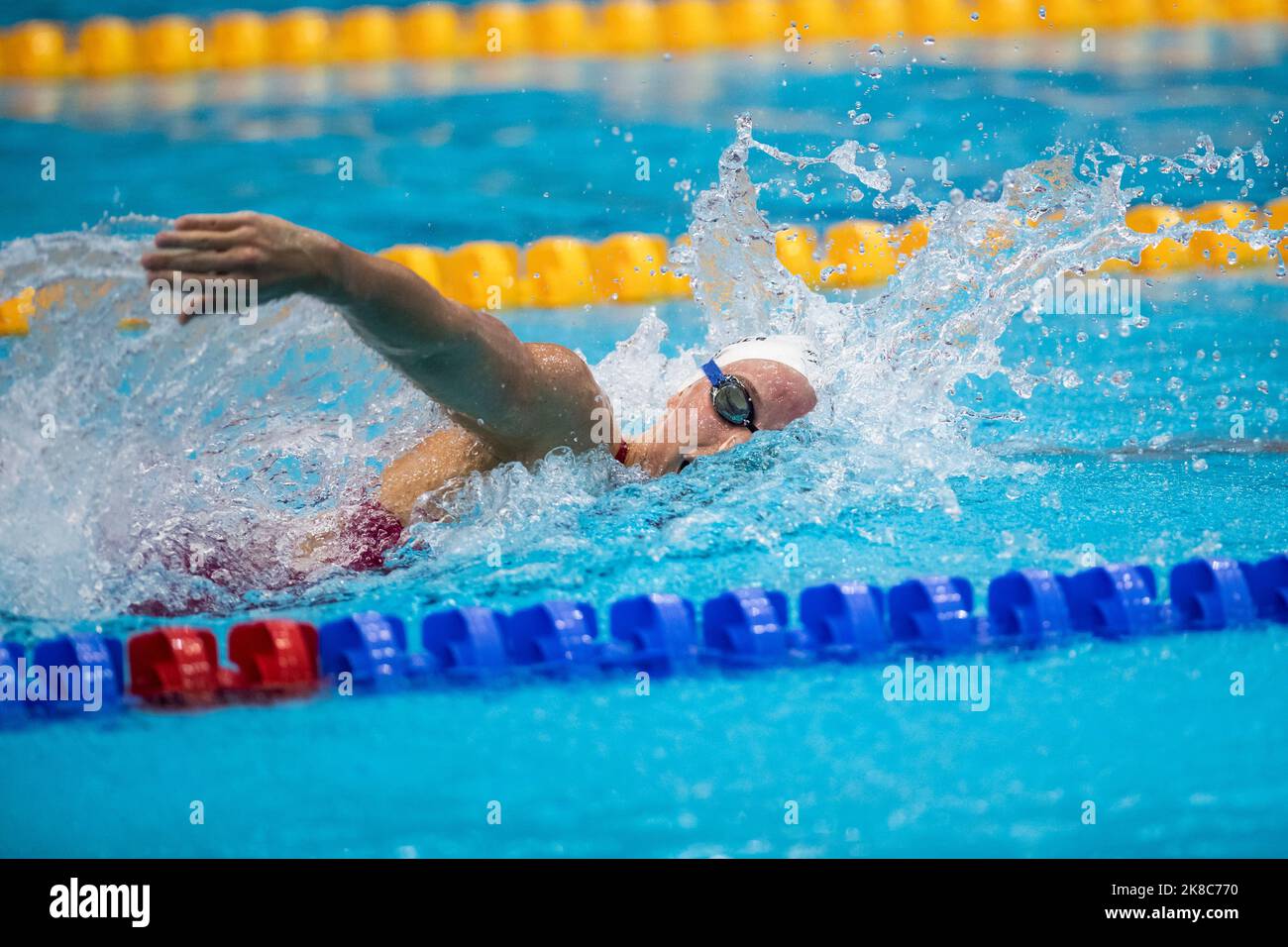 Berlin, Germany. 22nd Oct, 2022. Swimming: World Cup, decisions, 400m ...