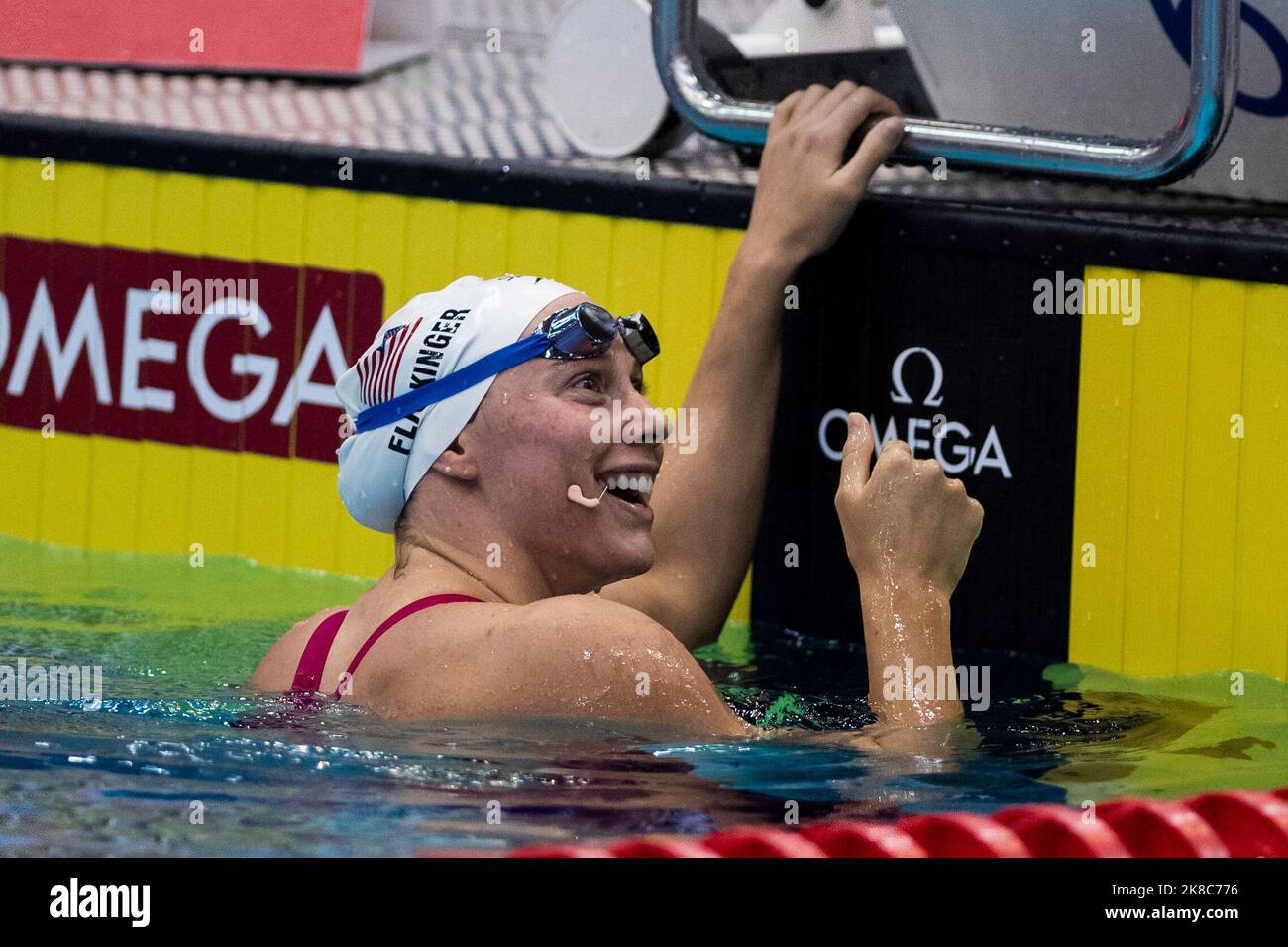 Berlin, Germany. 22nd Oct, 2022. Swimming: World Cup, decisions, 400m ...