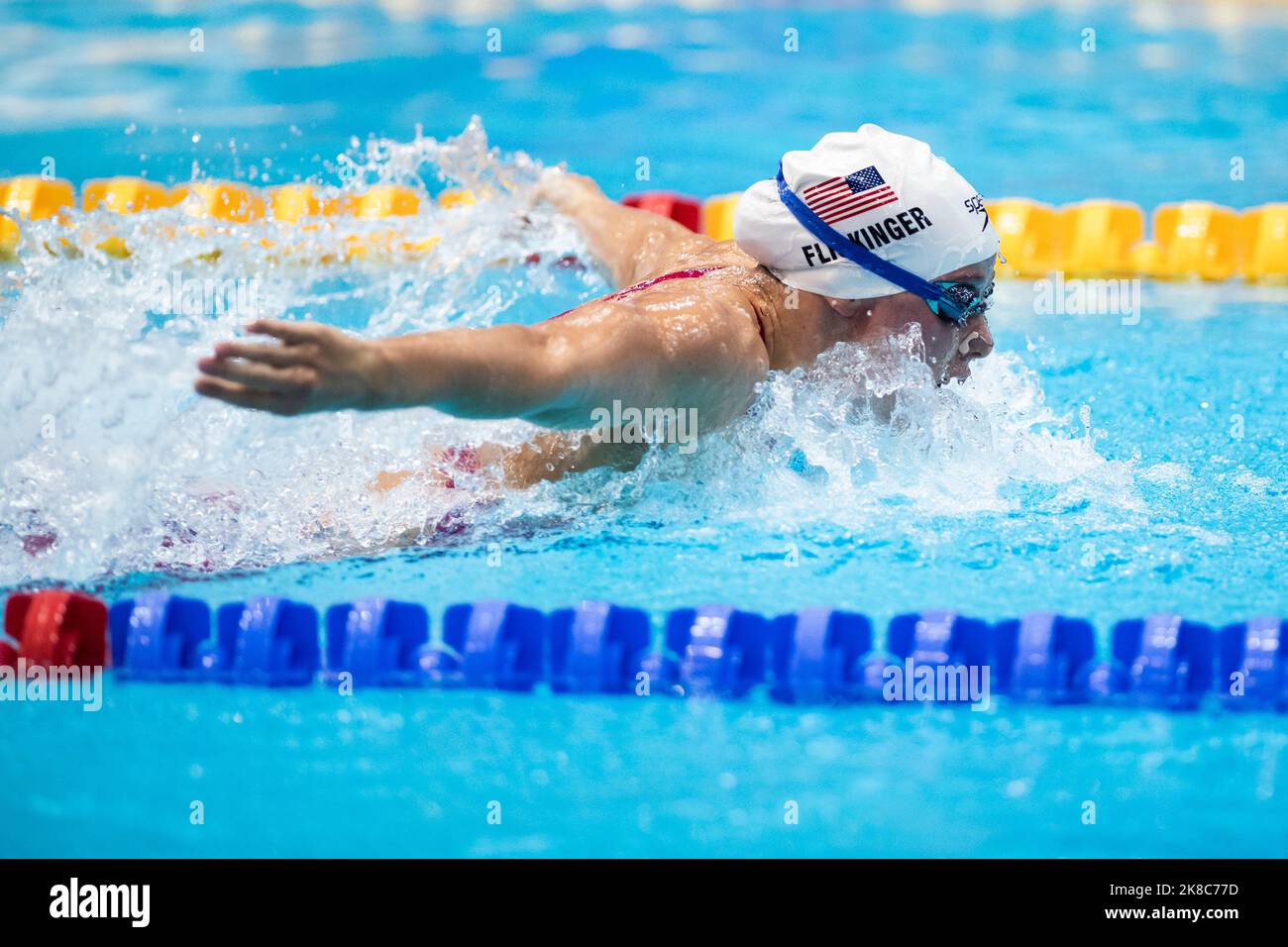 Berlin, Germany. 22nd Oct, 2022. Swimming: World Cup, decisions, 400m ...