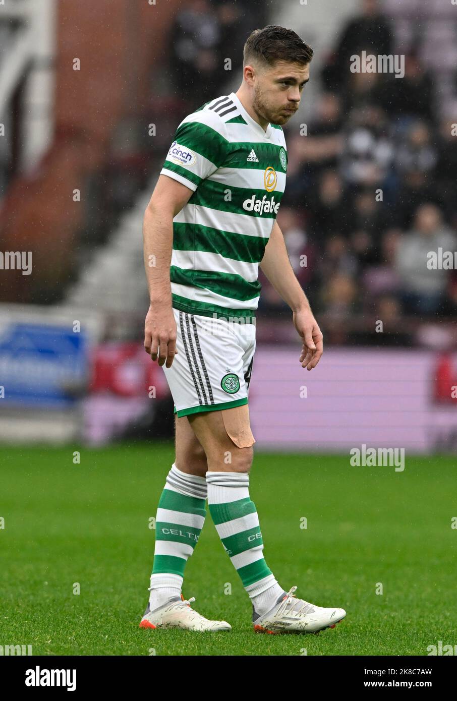 Edinburgh, Scotland, 22nd October 2022. James Forrest of Celtic during ...