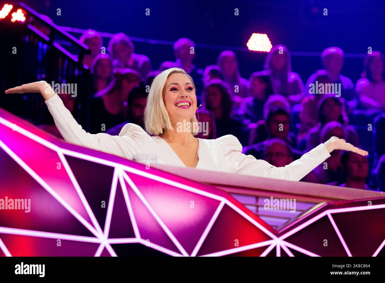 Cologne, Germany. 22nd Oct, 2022. Ruth Moschner from the guessing team ...