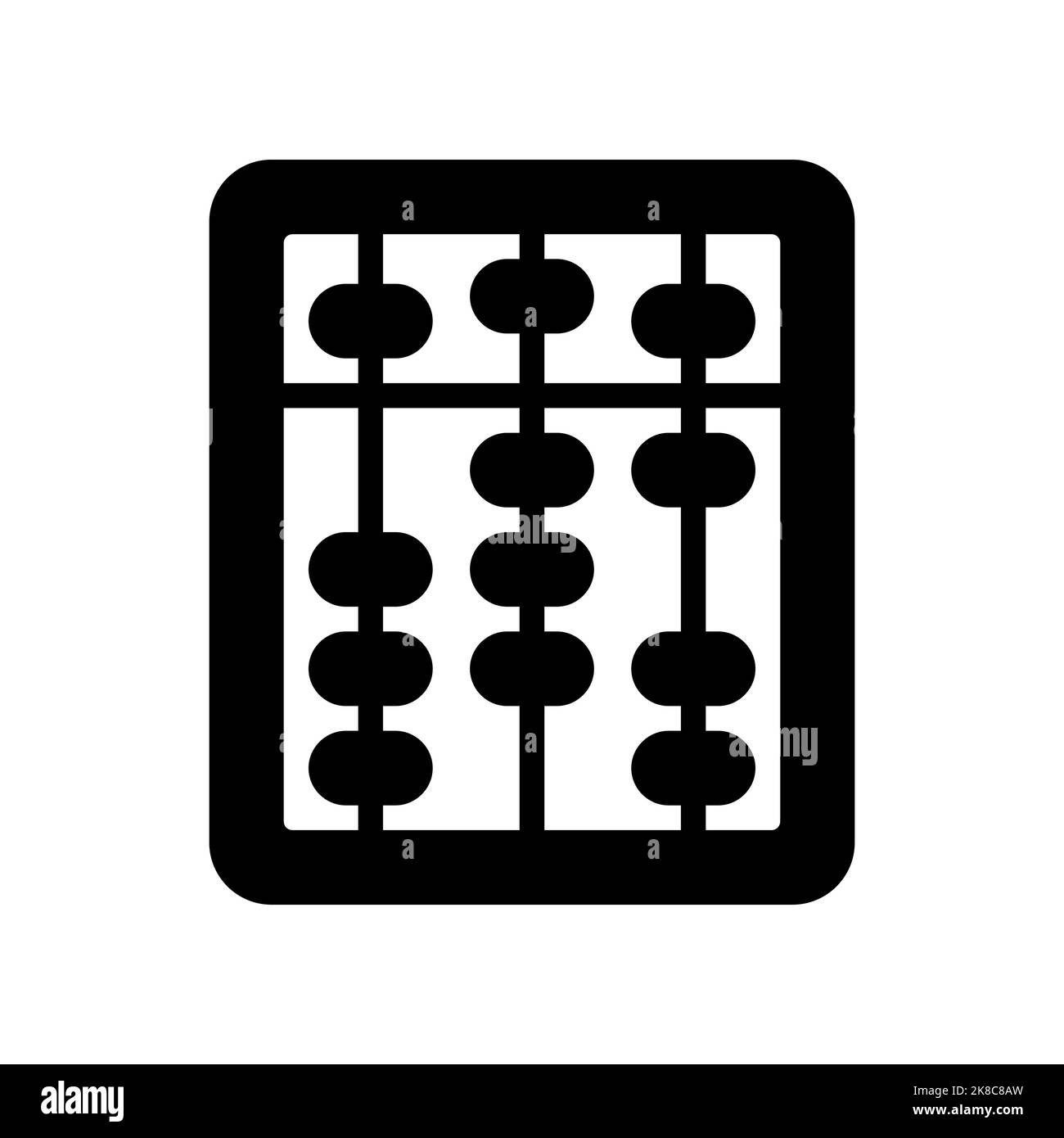 Abacus Icon Learn With The Abacus To Be Proficient In Counting Stock Vector Image And Art Alamy
