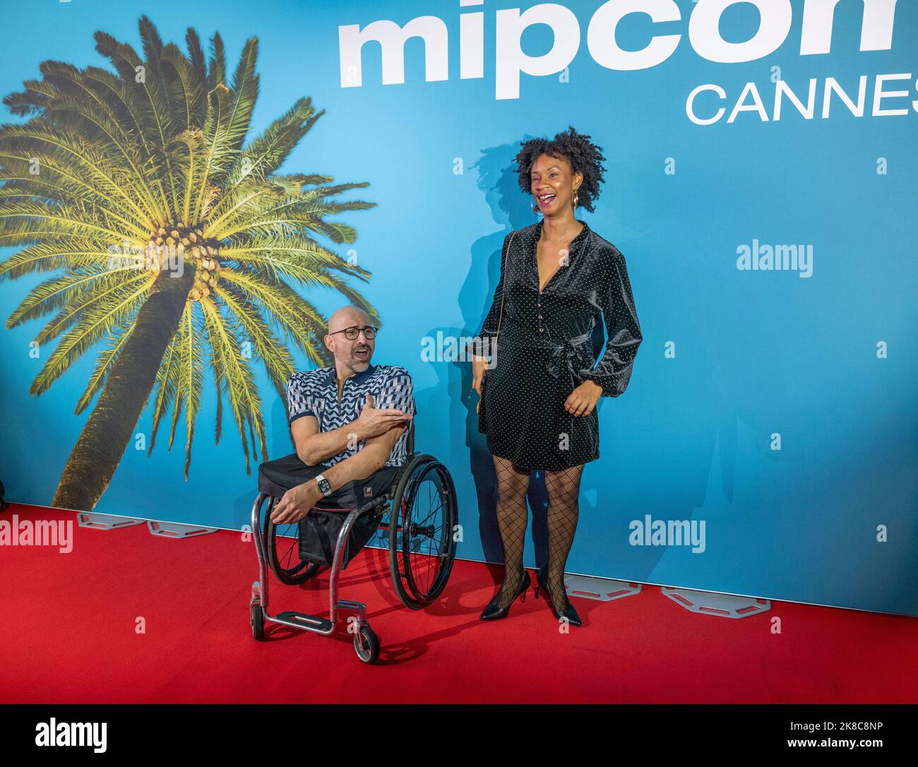 Cannes, France, October 17 2022, Spencer West (Every Body Curious) and ...