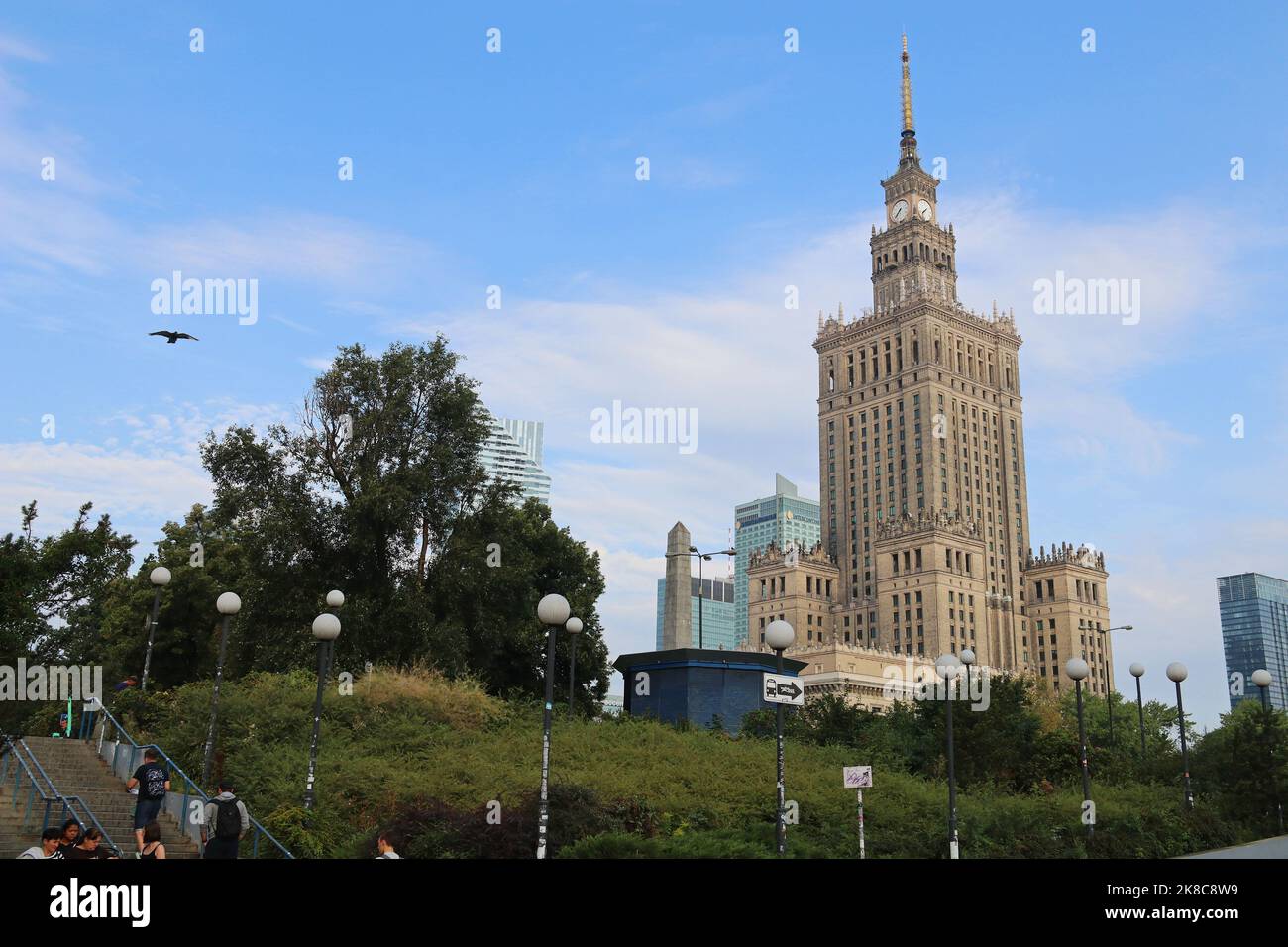Warsaw, Poland: View of a nice building Museum of Technology Stock ...