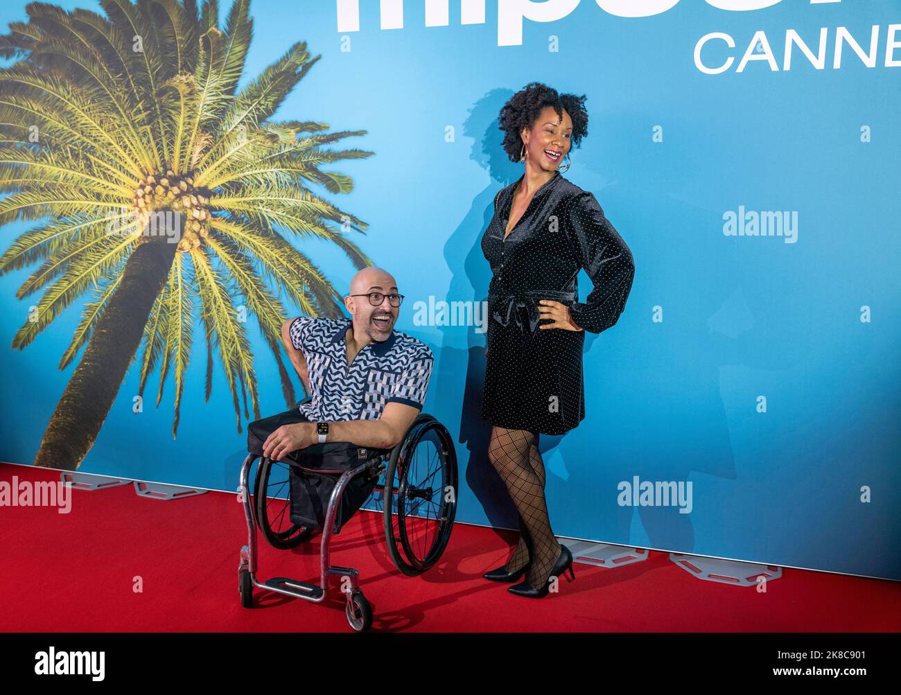 Cannes, France, October 17 2022, Spencer West (Every Body Curious) and ...