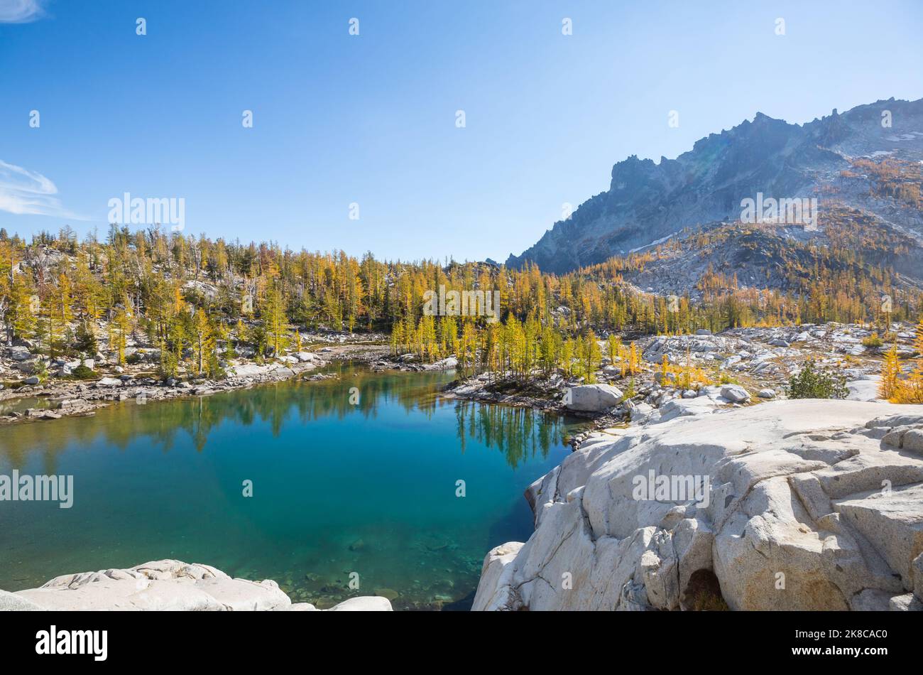 Beautiful Alpine lakes wilderness area in Washington, USA Stock Photo ...
