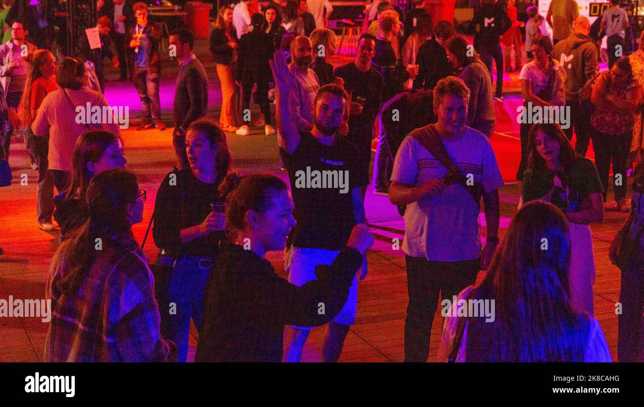 Illustration picture shows the fanzone at the European Open Tennis ATP ...