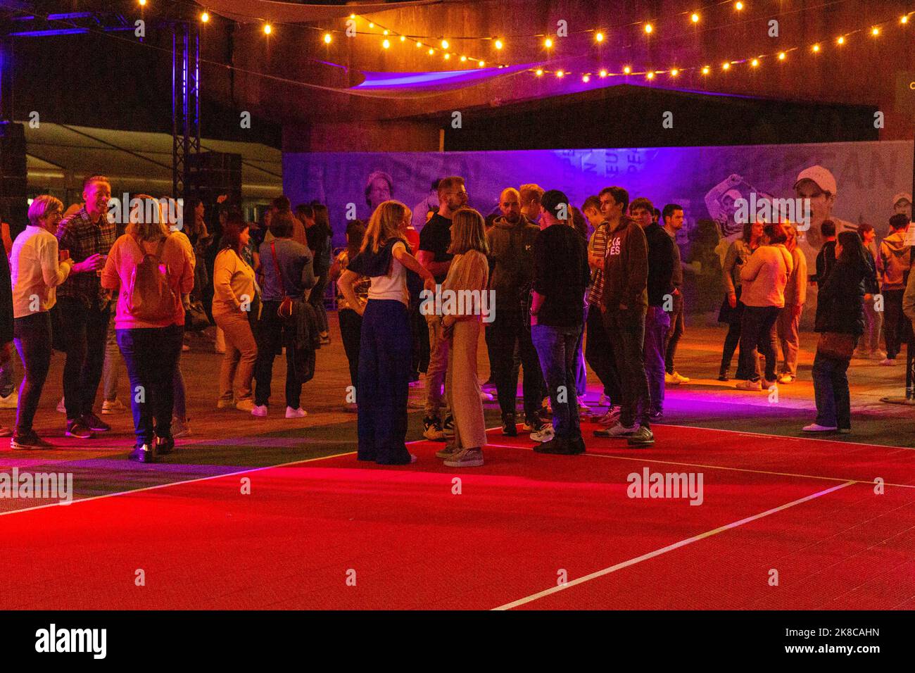 Illustration picture shows the fanzone at the European Open Tennis ATP ...