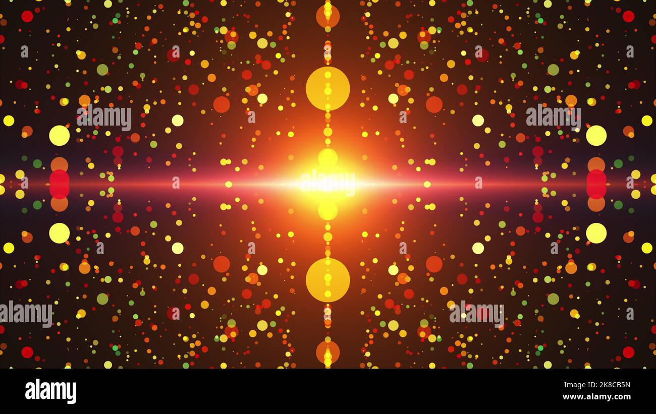 Particles and light. Computer generated 3d render Stock Photo - Alamy