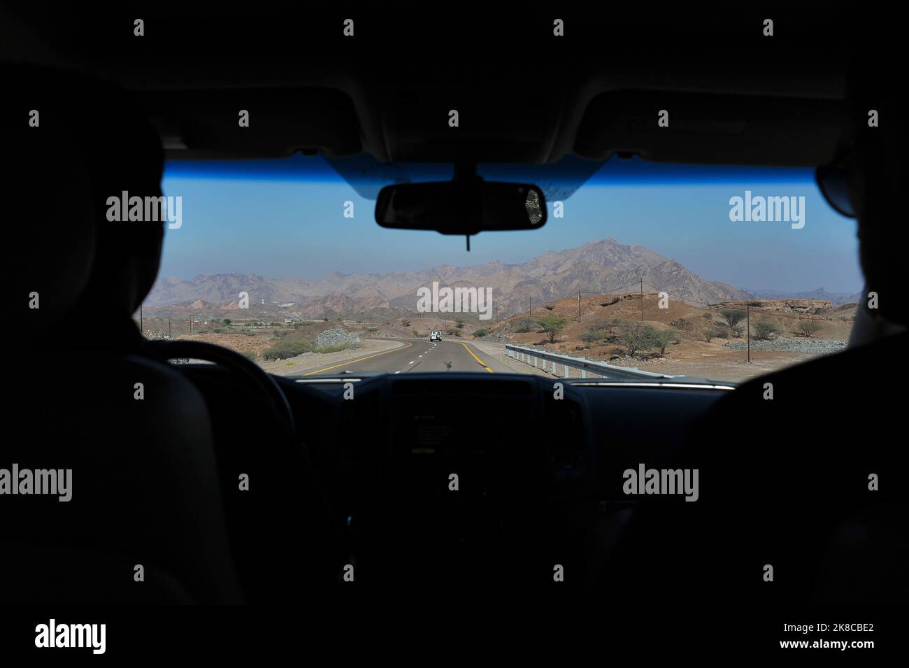 Inside Car Front View