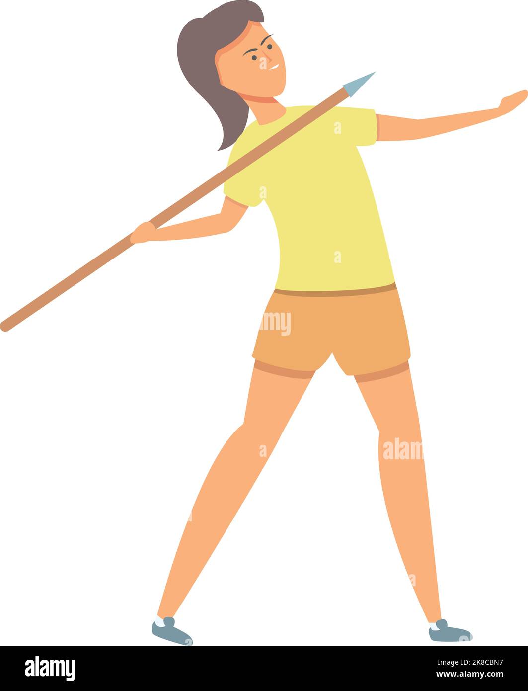 Arrow sport icon cartoon vector. Kid education. Happy child Stock ...