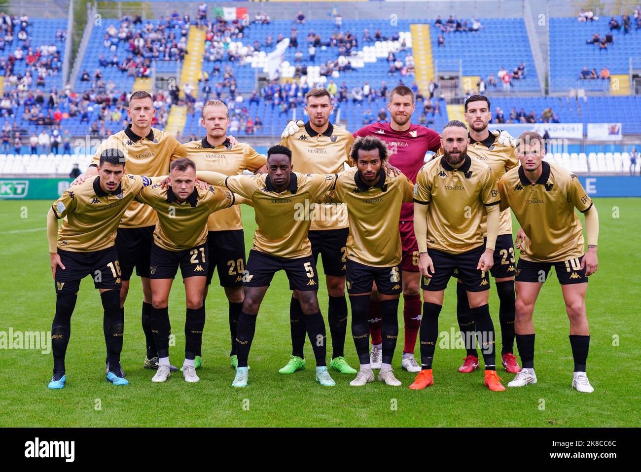 Mario Rigamonti stadium, Brescia, Italy, October 22, 2022, The team ...