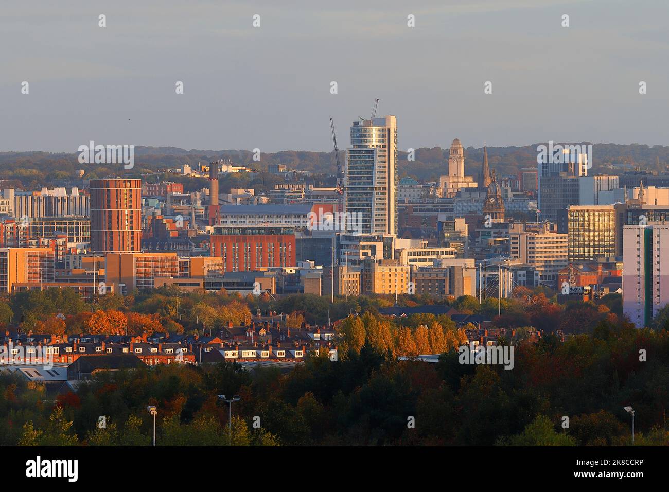 A view of Leeds City Centre skyline Stock Photo - Alamy