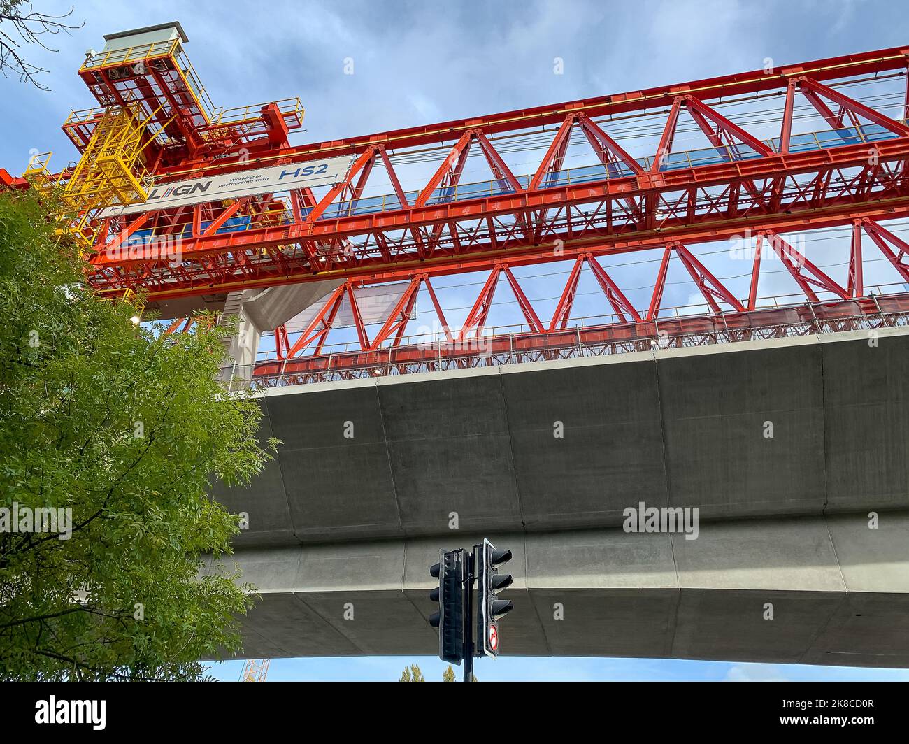 Denham, UK. 22nd October, 2022. The HS2 High Speed Rail Colne Valley ...