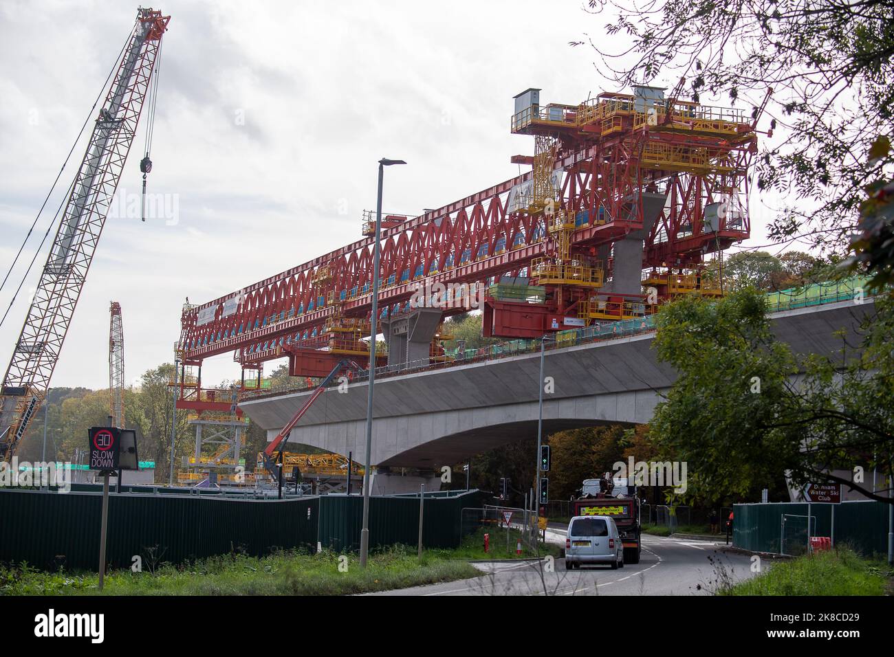 Denham, UK. 22nd October, 2022. The HS2 High Speed Rail Colne Valley ...