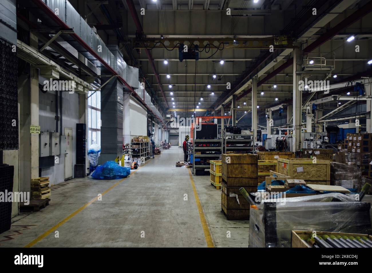 Modern transportation system management storage parts hi-res stock ...