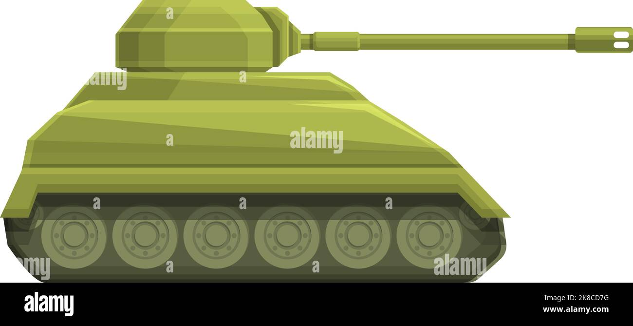 American tank icon cartoon vector. Army war. Gun artilery Stock Vector ...