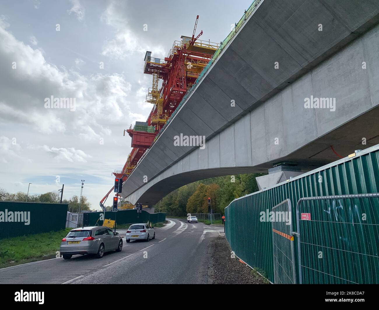 Denham, UK. 22nd October, 2022. The HS2 High Speed Rail Colne Valley ...