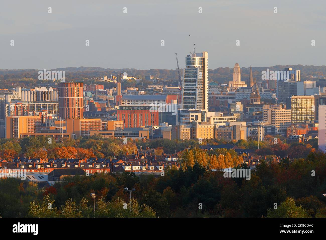 A view of Leeds City Centre skyline Stock Photo - Alamy