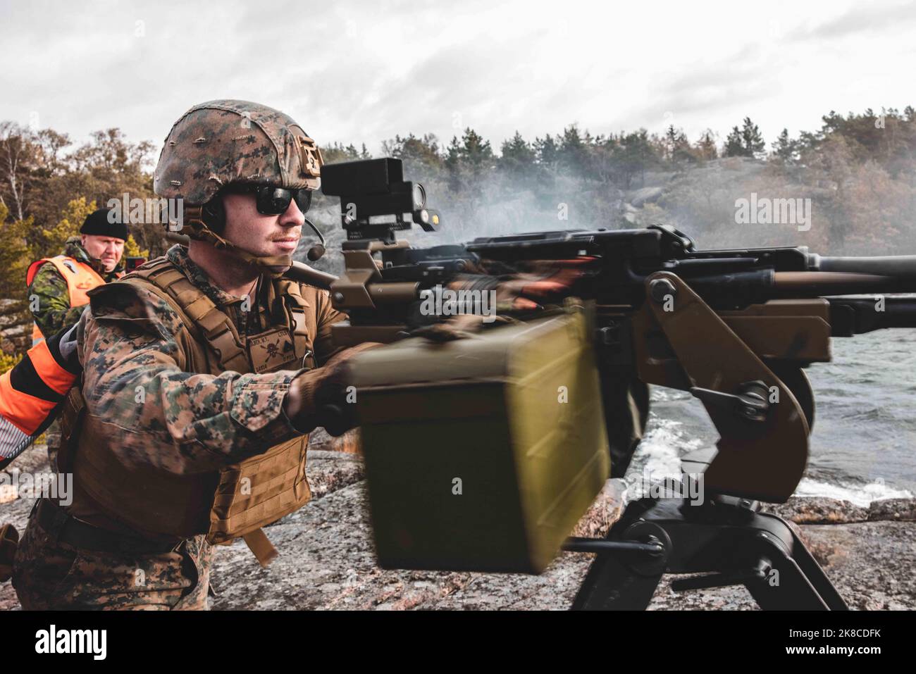 U.S. Marine Corps Cpl. Matthew Silber, a vehicle recovery operator with ...