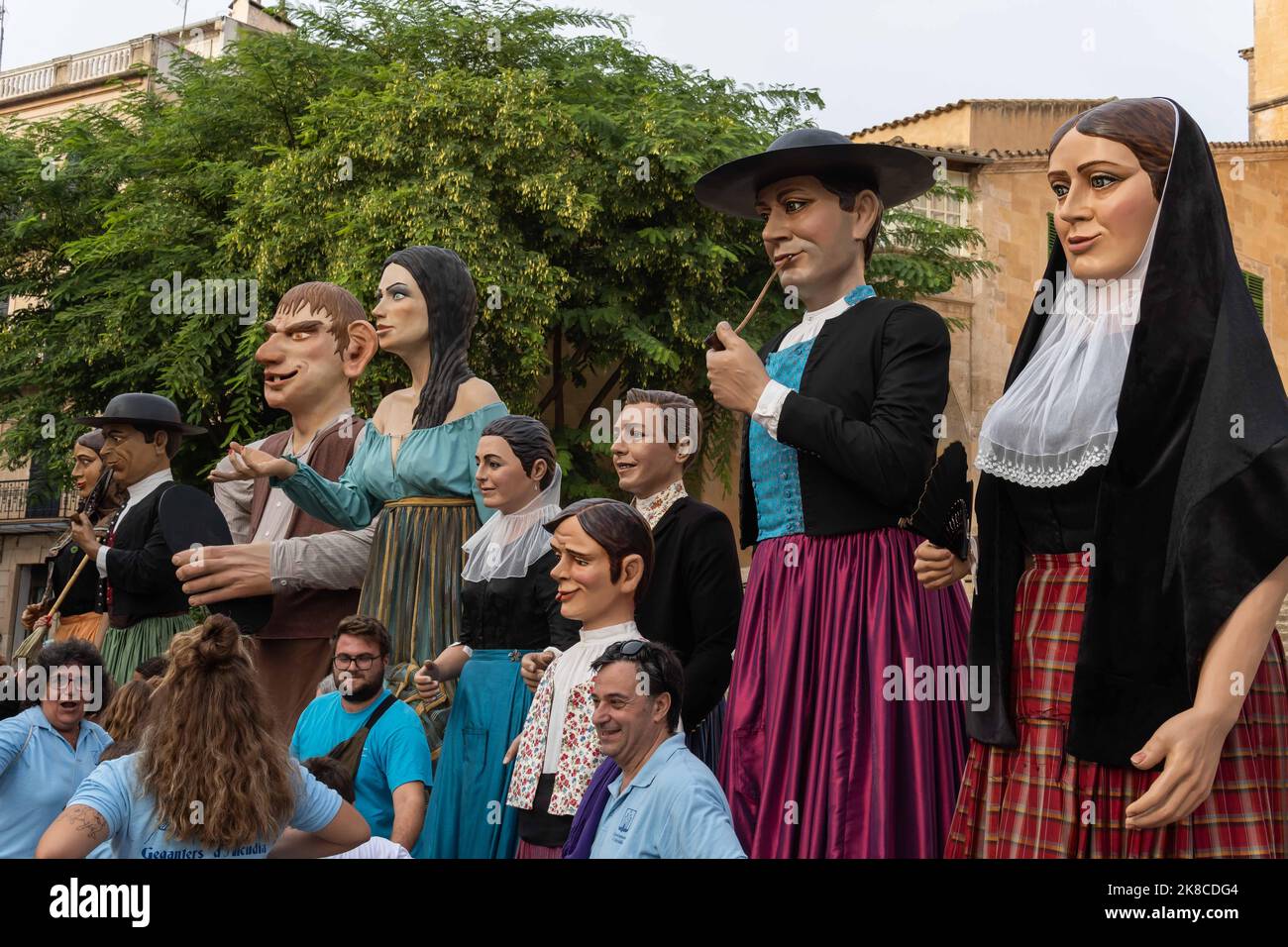 Felanitx, Spain; october 22 2022: Paprika fair in the Mallorcan town of ...