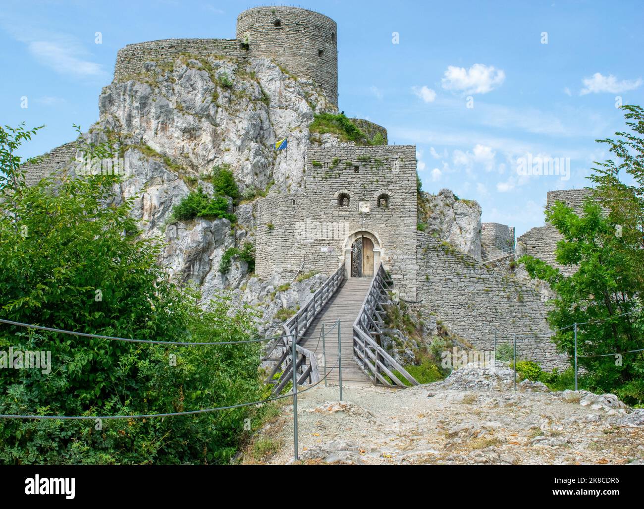 Old but so beautiful medieval castle Stock Photo - Alamy