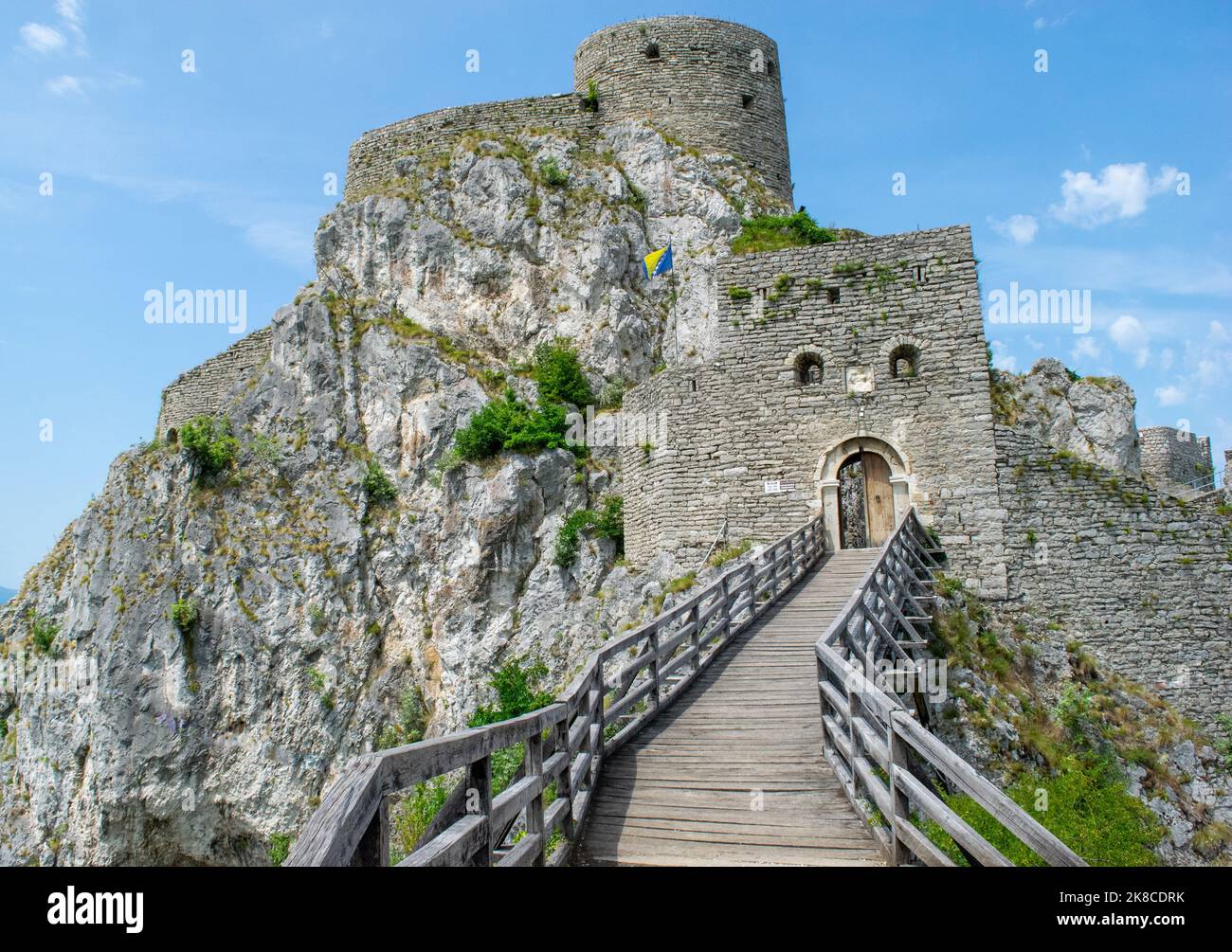 Old but so beautiful medieval castle Stock Photo - Alamy